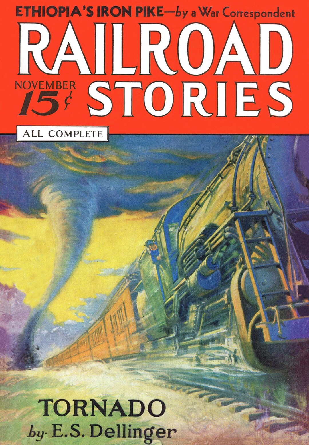 1934 November. Railroad Stories. Digital Download, Pdf File 151 Pages ...