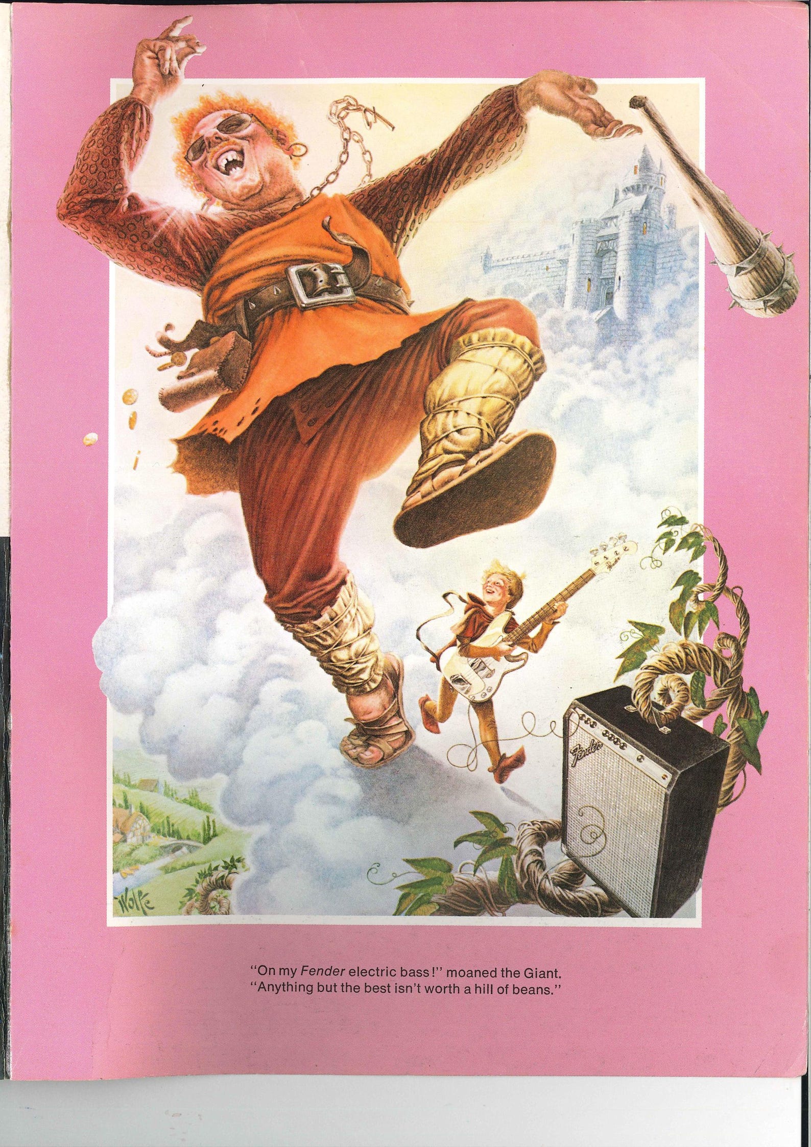 Fender Guitar Fairytale Posters From 1976 Catalog. 6 Pages Pdf File - Etsy