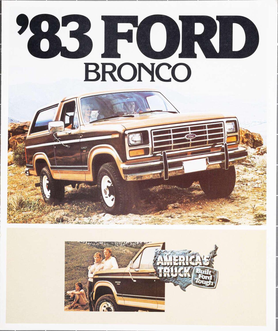 1983 Ford Bronco Brochure Pdf File 9 Pages - Etsy