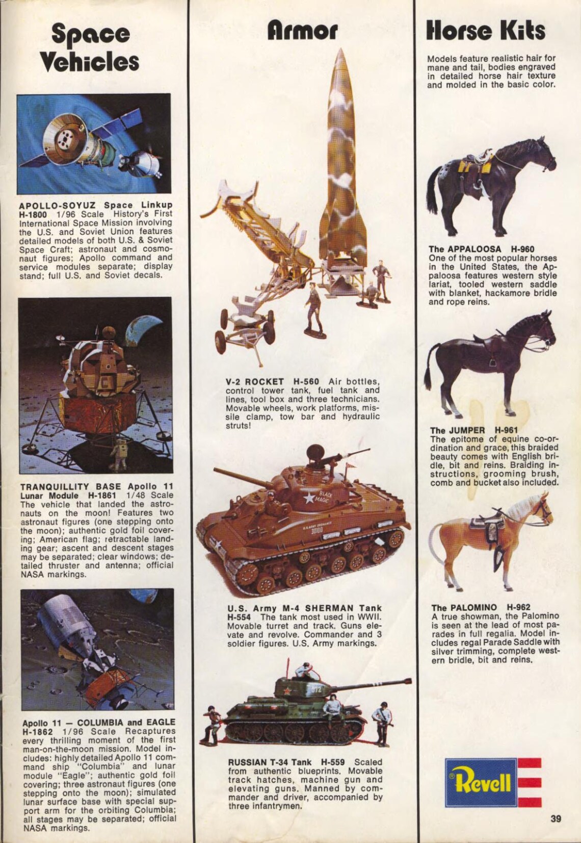 1976 1977 Revell Model Kit Catalog and How to Guide. Digital Download ...