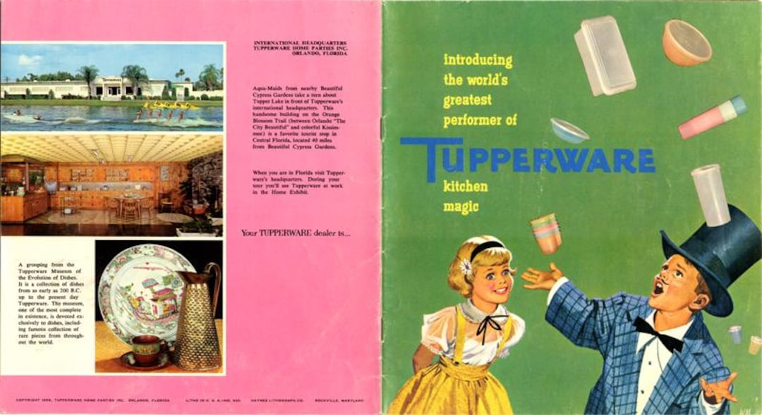 1959 Tupperware Catalog Digital Download Pdf File 16 Pages, Resolution ...