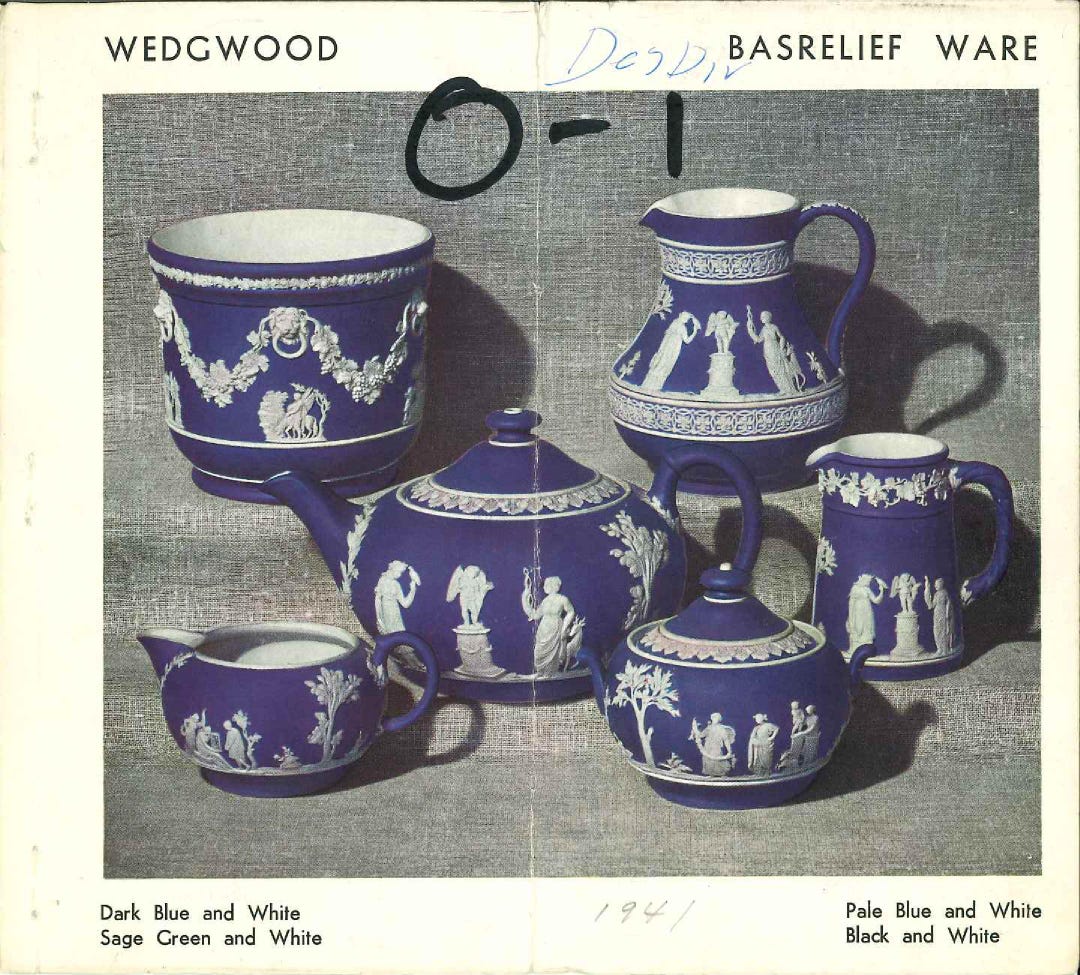 Wedgwood Dinnerware 1941 Catalog, Original, Pdf File - Etsy