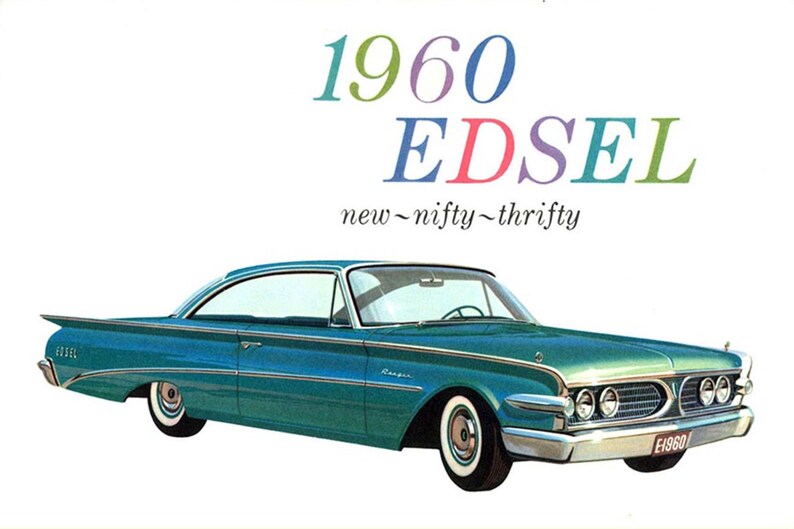 1960 Ford Edsel Brochure Pdf File 14 Pages - Etsy