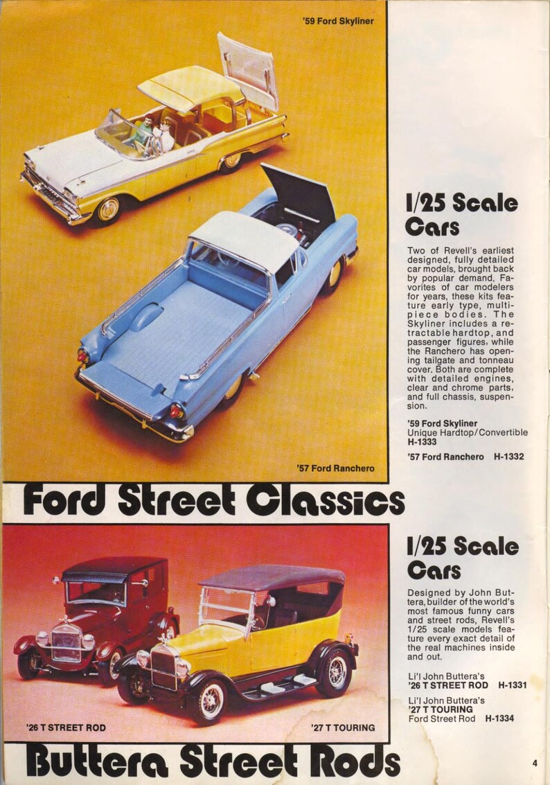 1976 1977 Revell Model Kit Catalog and How to Guide. Digital Download ...