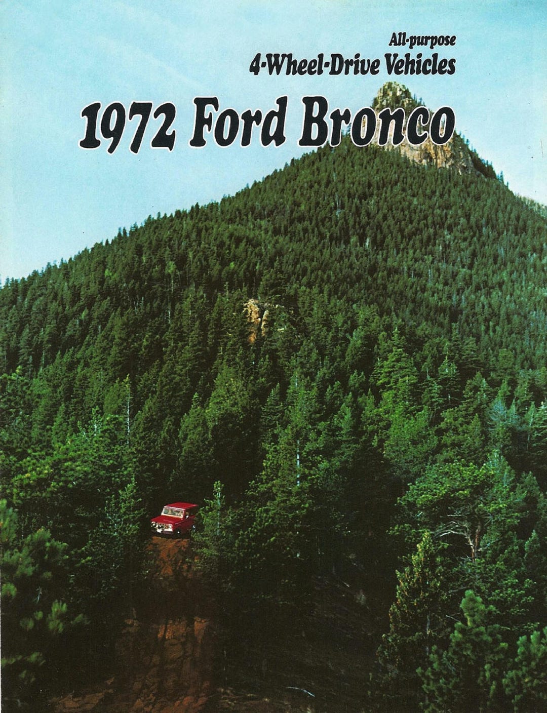 1972 Ford Bronco Brochure Pdf File 5 Pages - Etsy