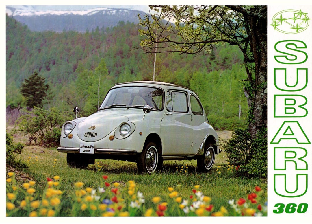 1968 Subaru Brochure. DIGITAL DOWNLOAD Pdf File 7 Pages - Etsy