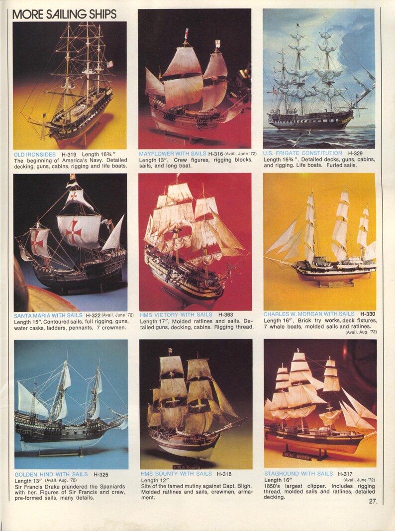 1972 Revell Model Kit Catalog Digital Download, Pdf File 31 Pages - Etsy