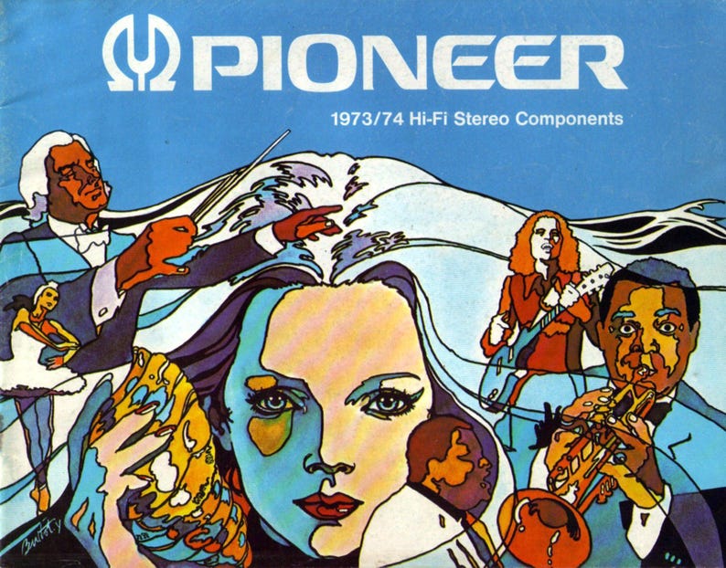1973-74 Pioneer Hi-fi Stereo Components Catalog. Pdf File 28 Pages - Etsy