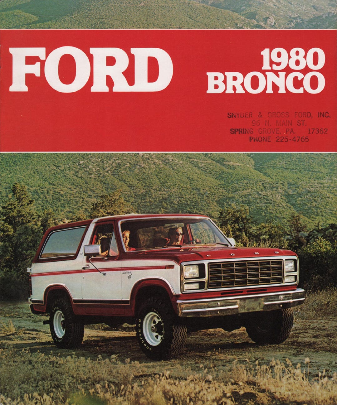 1980 Ford Bronco Brochure Pdf File 7 Pages - Etsy