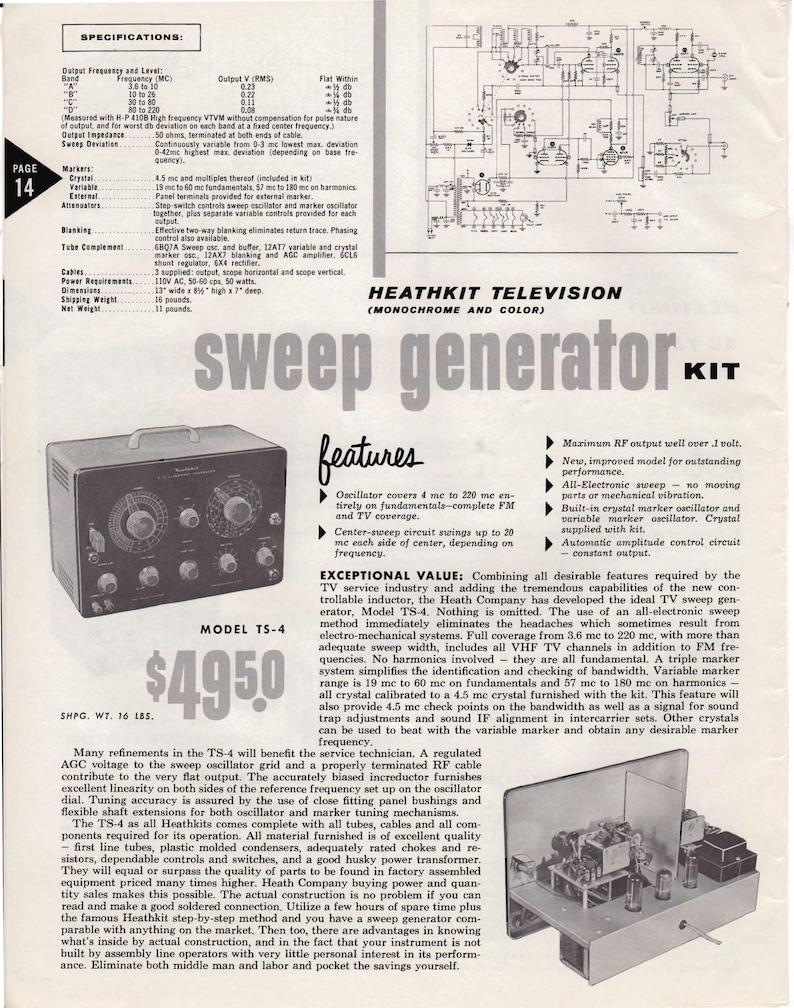 1956 Heathkit Catalog. Pdf File 63 Pages - Etsy