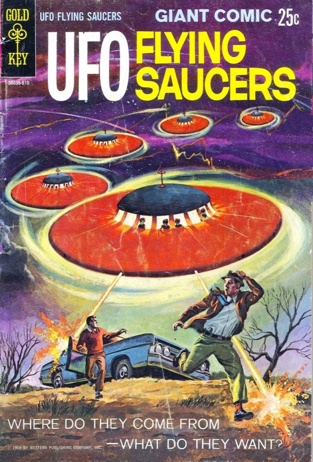 1968 UFO Flying Saucers Comic, Issue 1. Digital Download, Pdf File. 65 ...