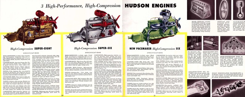 1950 Hudson Cars Brochure. Pdf File - Etsy