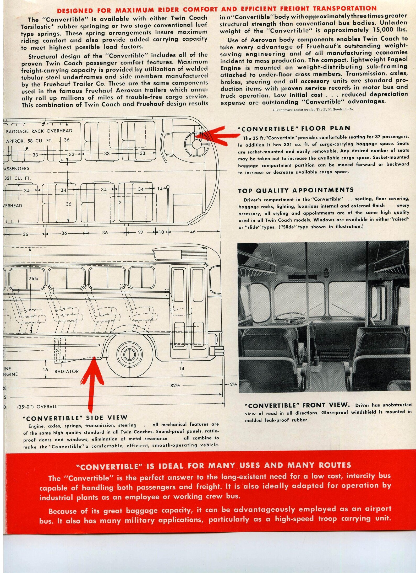 Ultra Rare 1950 Fageol Cargo Liner Catalog and Photos, Digital Download ...