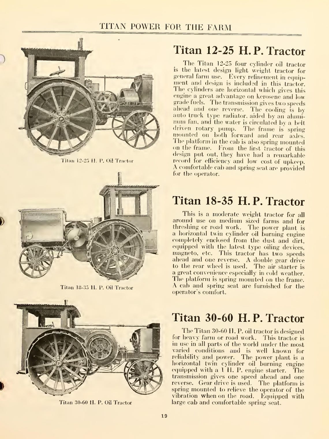 1900-1915 International Harvester Titan Oil Engines Pdf File 43 Pages ...