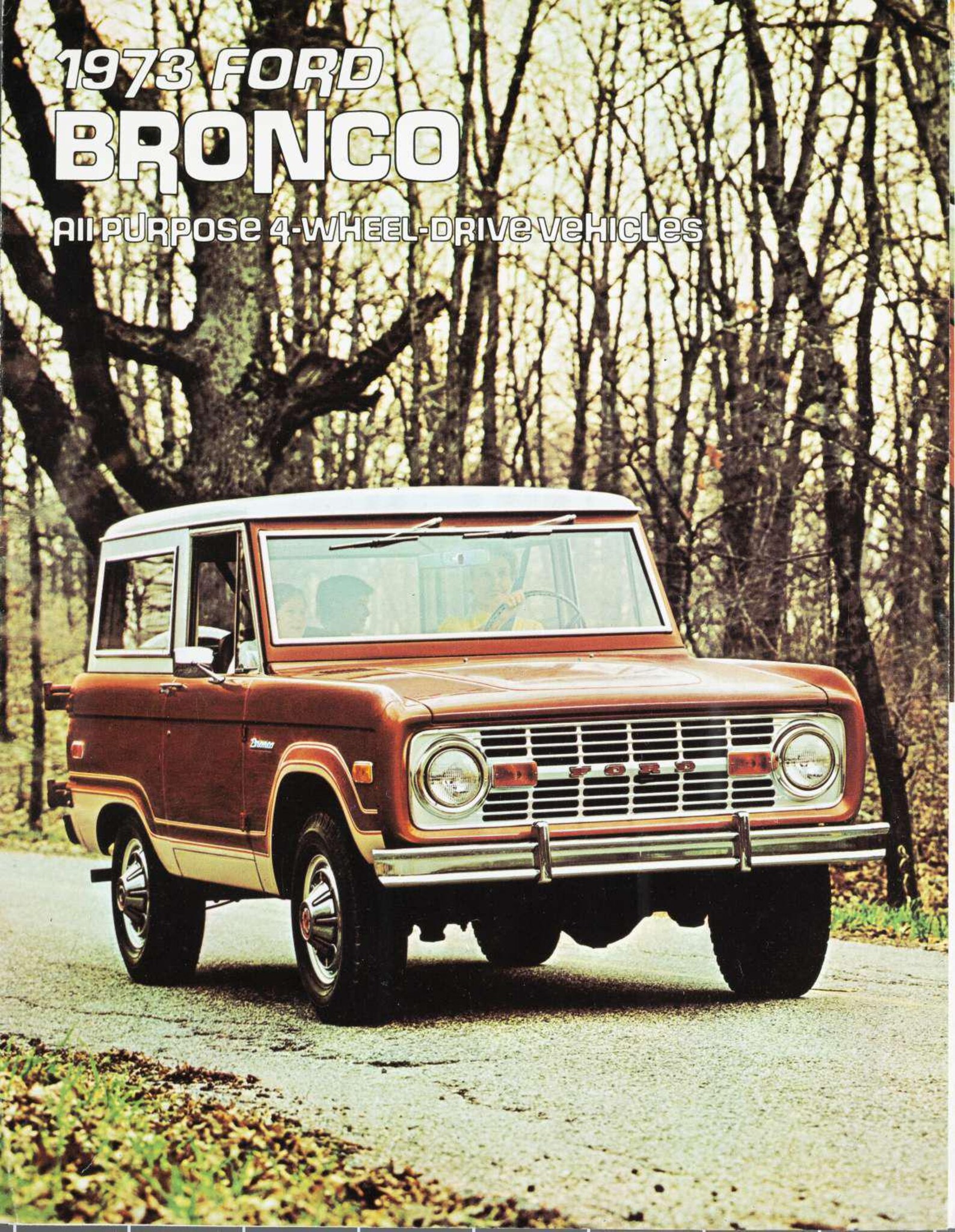 1973 Ford Bronco Brochure Pdf File 5 Pages - Etsy
