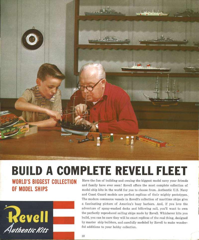 1957 Revell Model Catalog, Original, Pdf File. - Etsy Canada