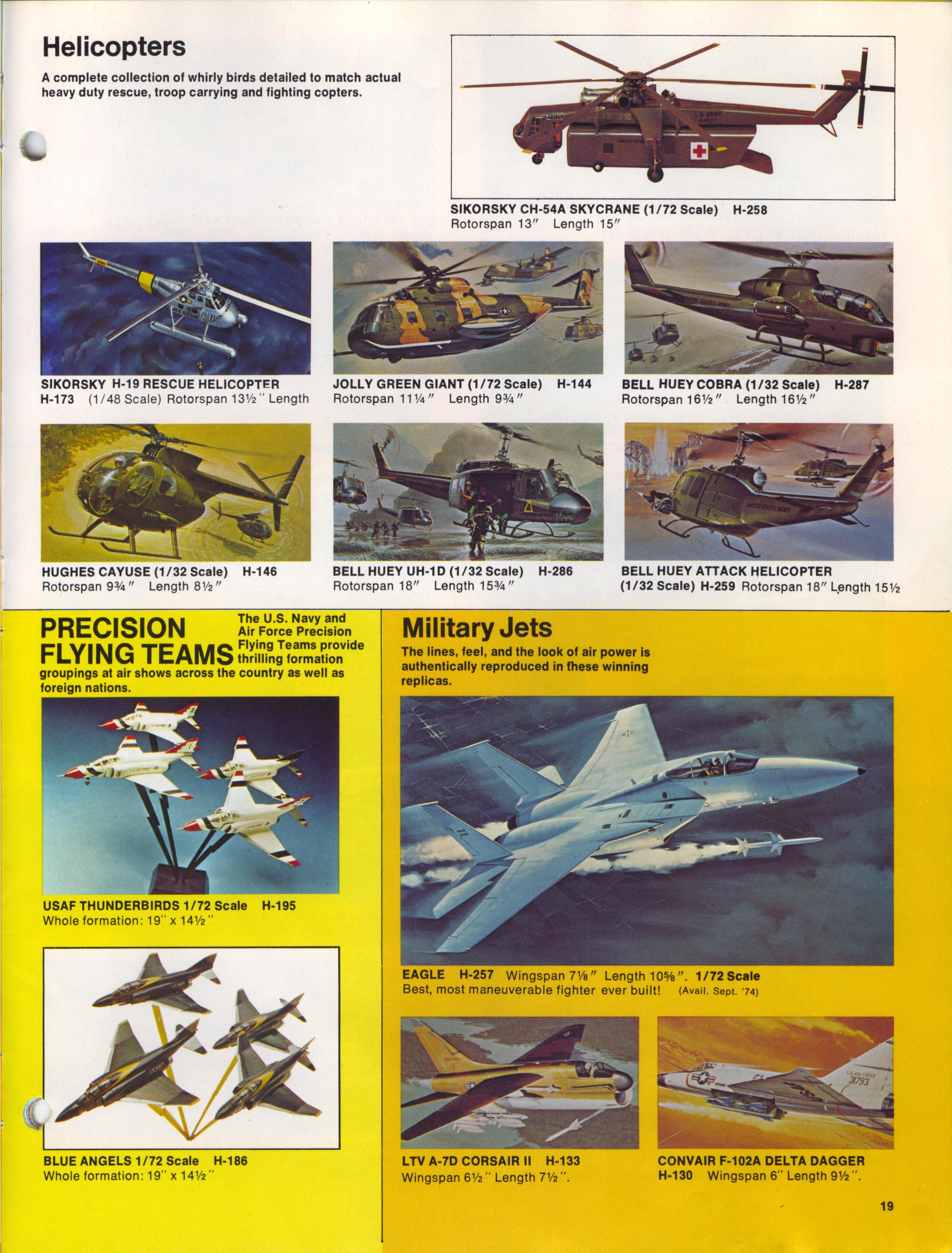 1974-75 Revell Model Kit Catalog. Pdf File 31 Pages - Etsy
