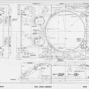 M4A2 Sherman Tank Original Blueprints for the US Ordinance Department ...