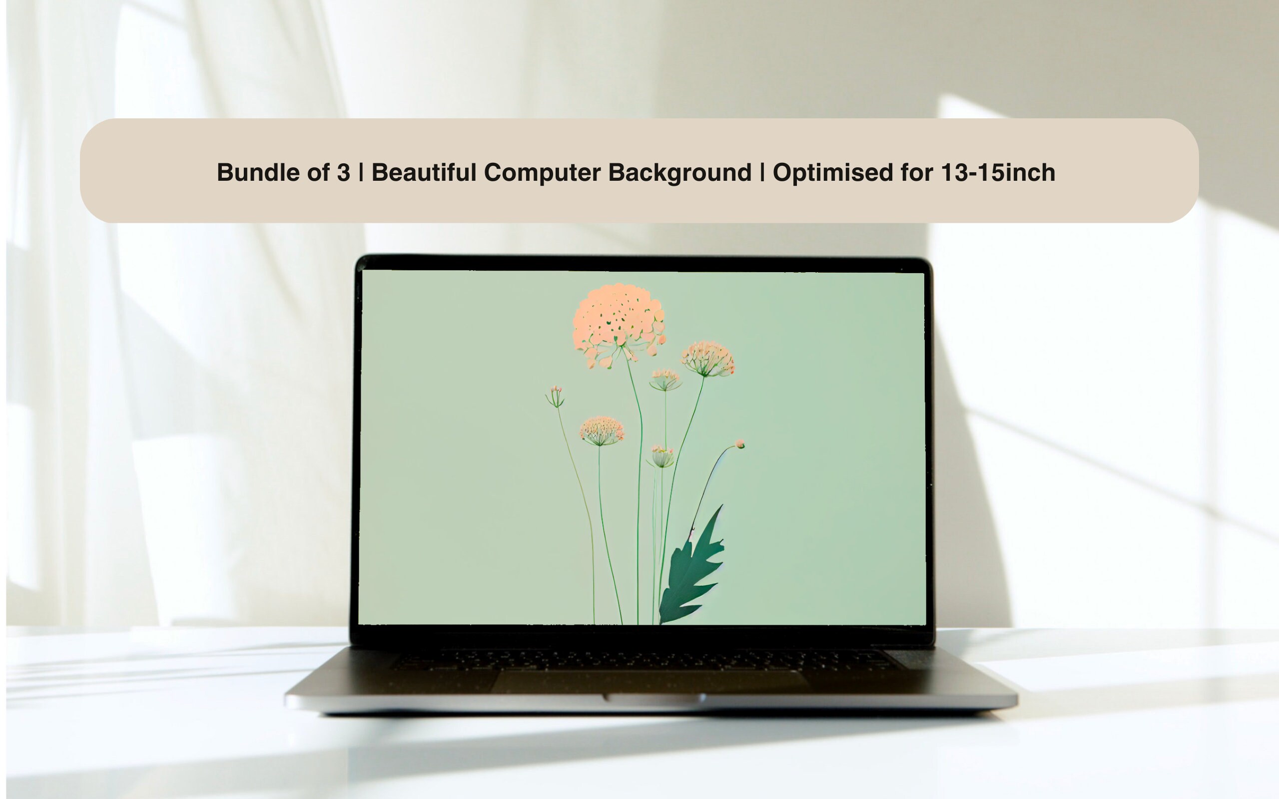 Computer Background Flowers Abstract Art Wallpaper Laptop Art Wallpaper ...