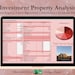 Investment Property Analysis Spreadsheet Template for Google Sheets and ...