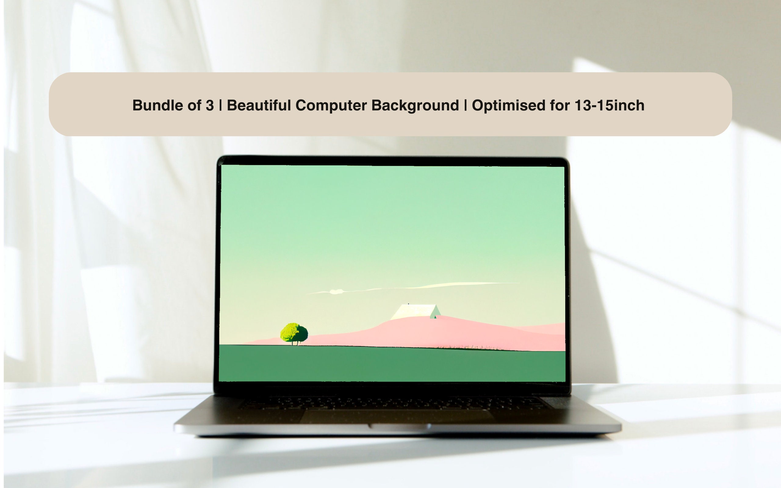 Computer Background Hill Abstract Art Wallpaper for Laptop Art ...