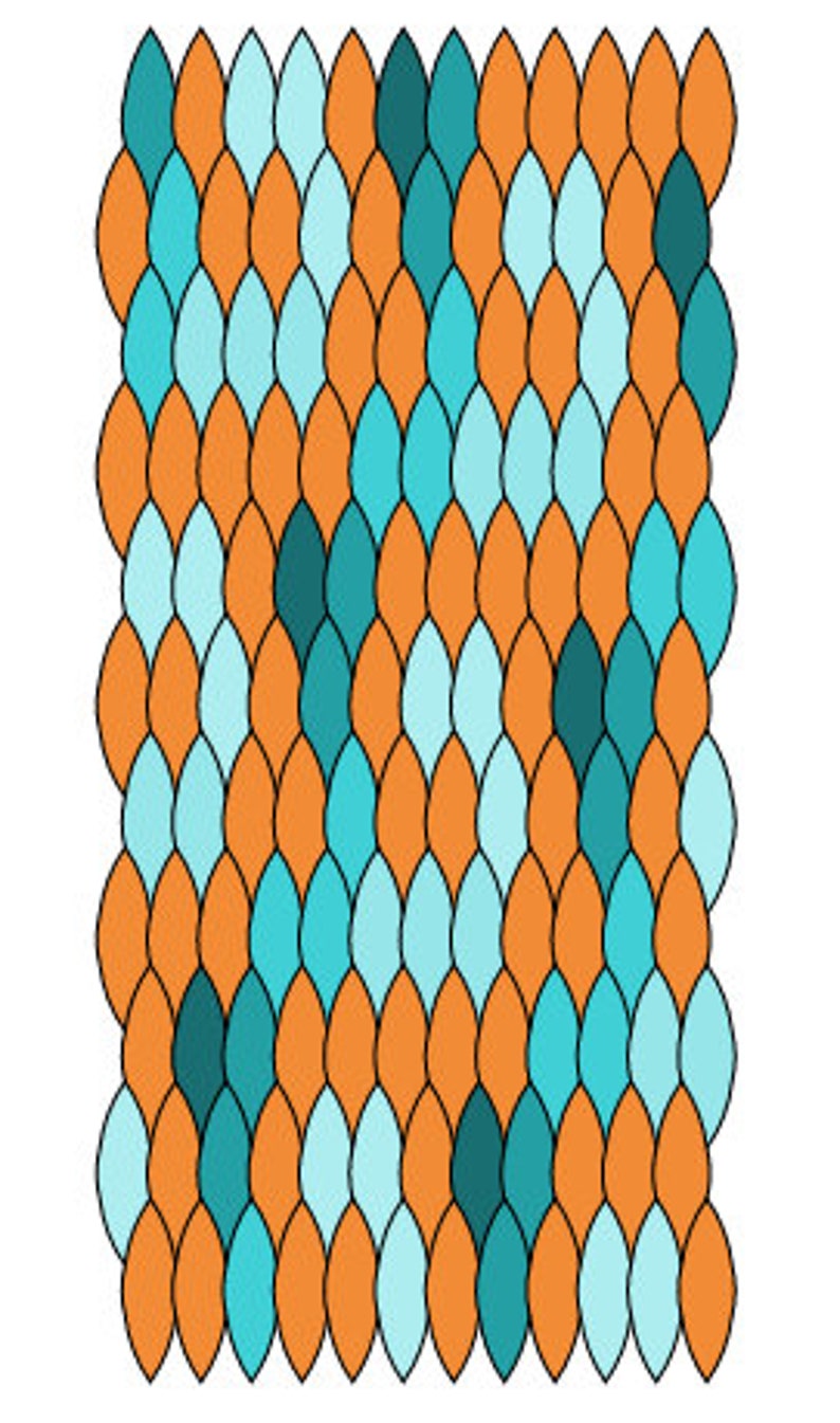 Custom Friendship Bracelet Gradient Waves Pattern 24 Strand Tie On - Etsy