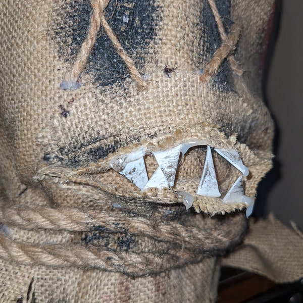 Burlap Mask - Etsy