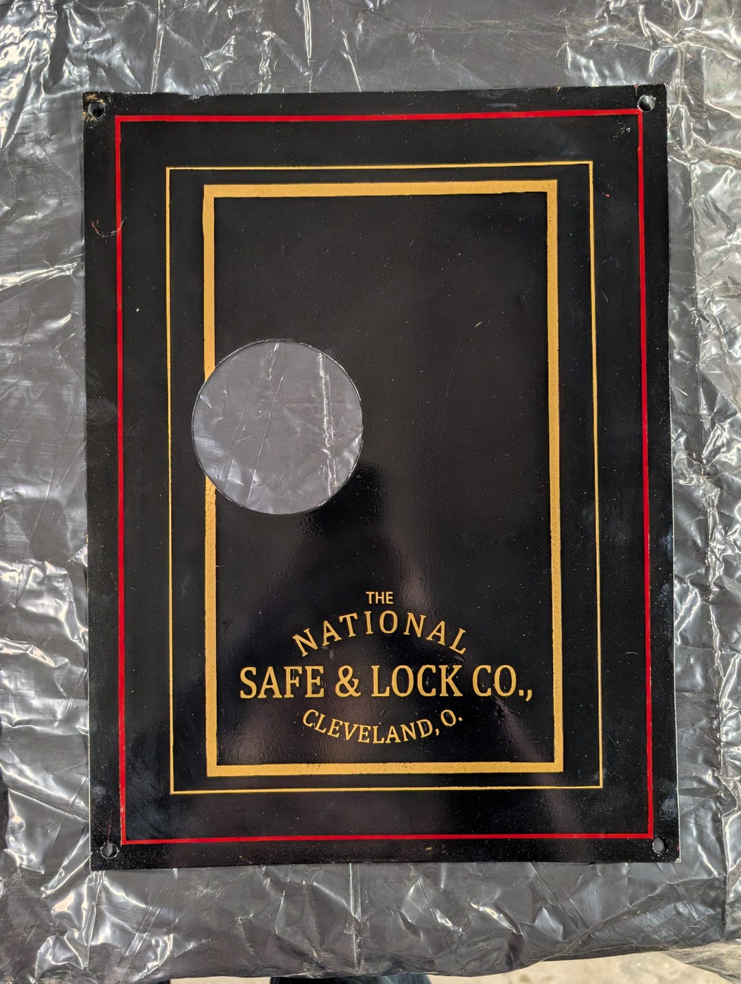 Antique Safe Inner Door Plate - Etsy