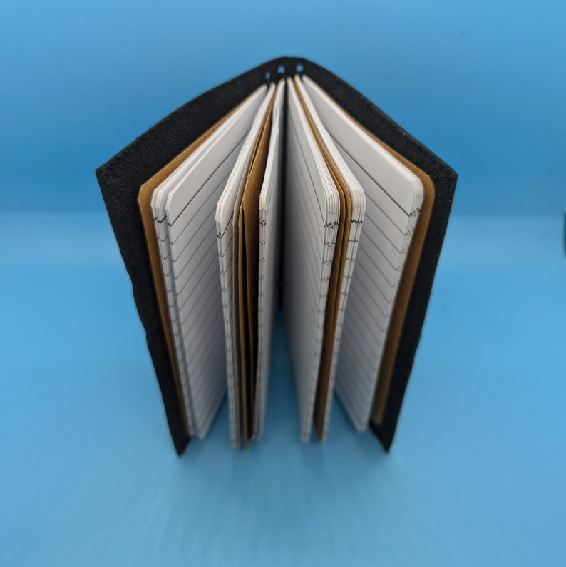 Black Leather Notebook, 4x6, Skull Moon - Etsy