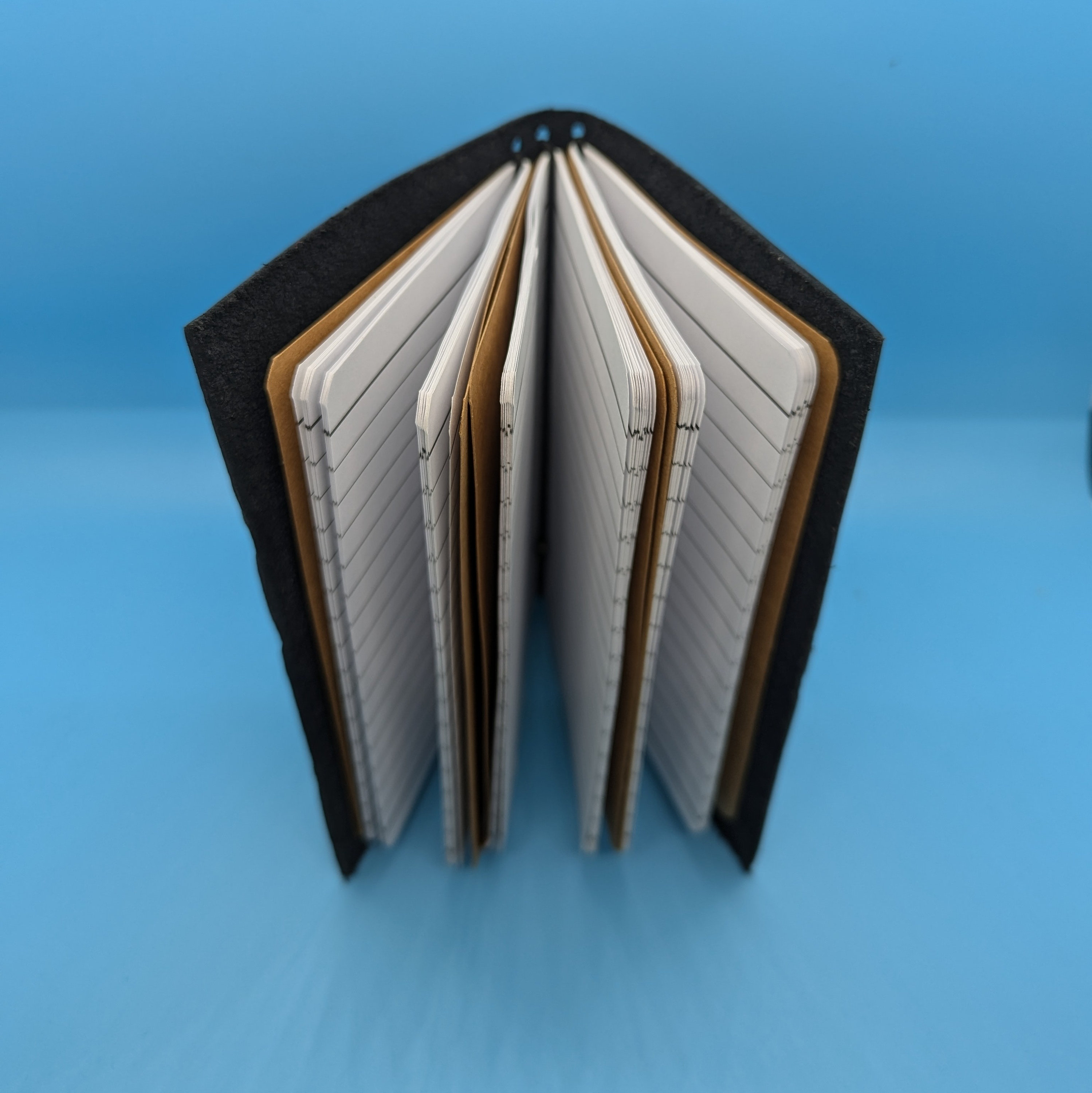 Black Leather Notebook, 4x6, Skull Moon - Etsy