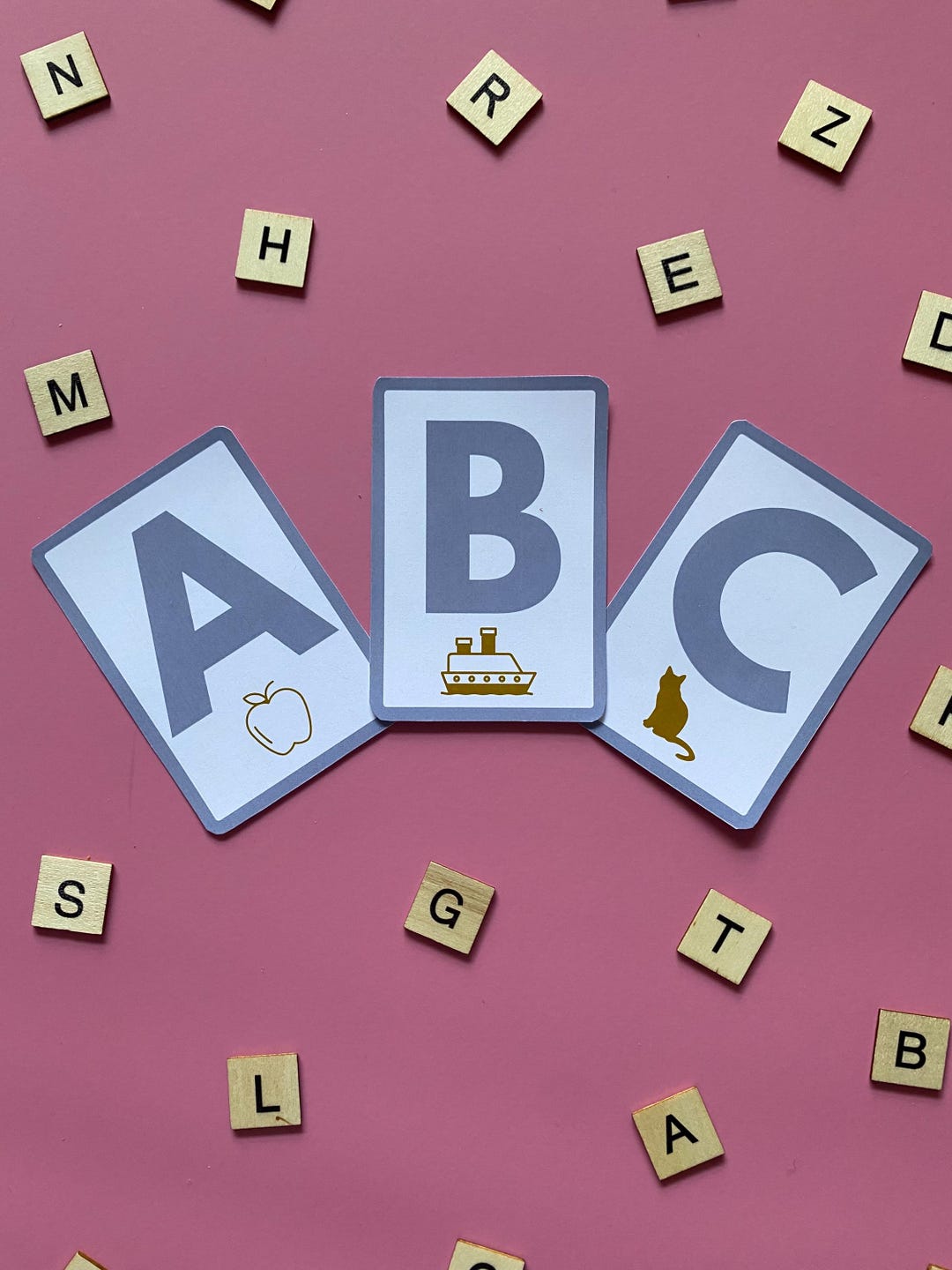 Printable Alphabet Flashcards – Fun & Educational ABC Cards - Etsy