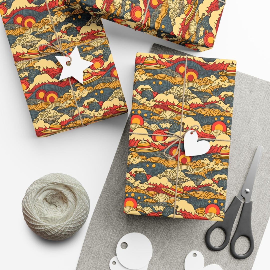 One Piece luffy Holiday Wrapping Paper Subtle Straw Hat Crew Designs - Etsy