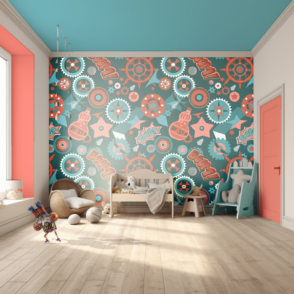 Anime: One Piece Inspired Seamless Tile Design (franky) Print on Demand ...