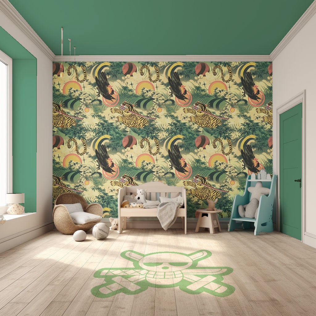 Anime: One Piece Inspired Seamless Tile Design (zoro) Print on Demand ...