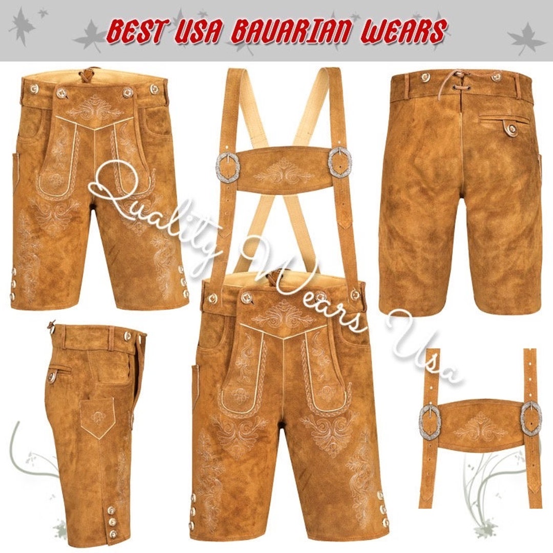 Quality Wears Usa German Bavarian Oktoberfest Trachten Men Wear Short ...