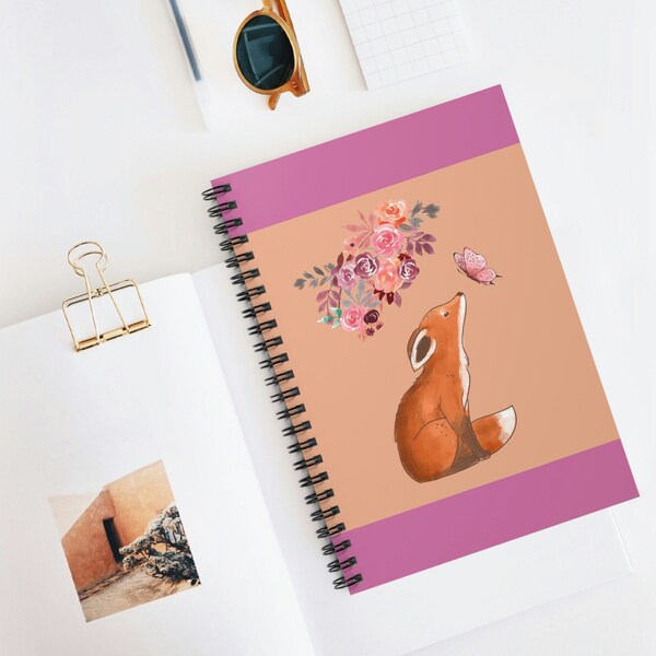 Fox Notebook - Etsy