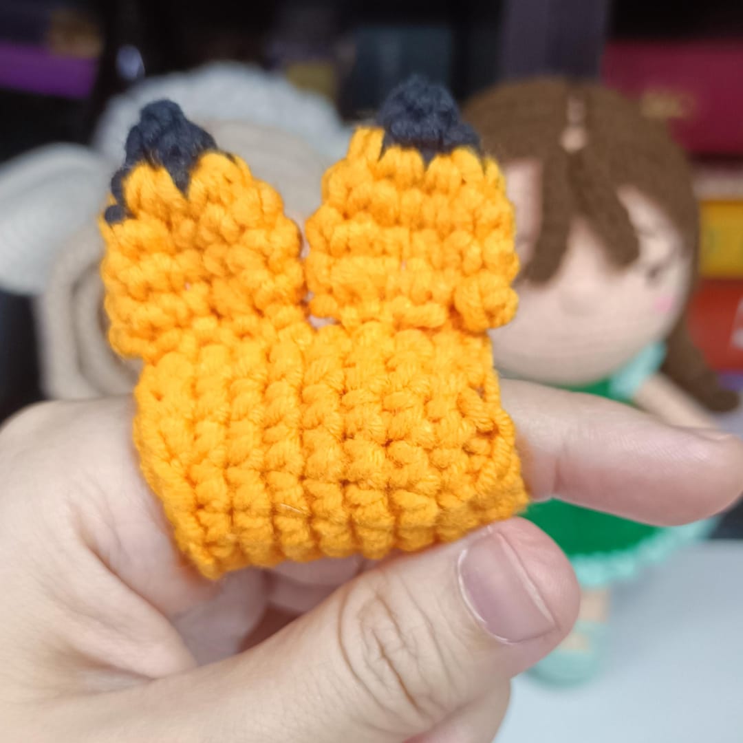 Crocheted Fox Ears Yarn Tension Ring and Tension Guide Pattern ( Finger ...