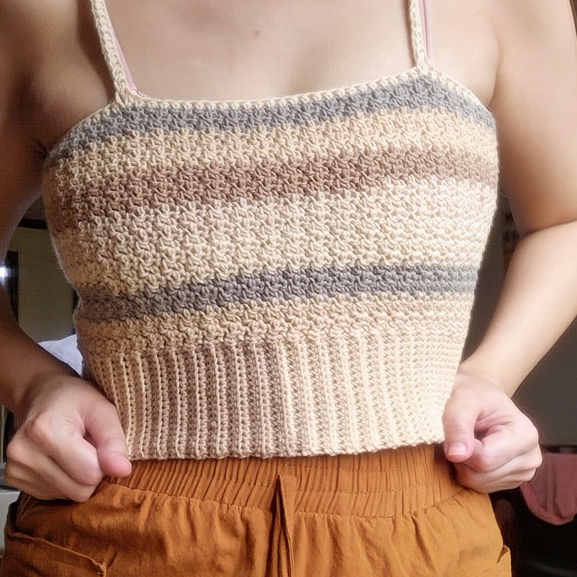 Lemon Peel Easy Crochet Crop Top - Etsy