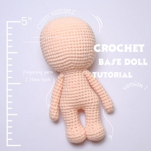 Amigurumi No Sew Base Doll Crochet Doll Pattern - Etsy