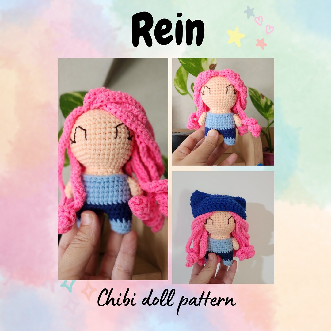 Amigurumi Chibi PDF Doll Pattern in English - Etsy