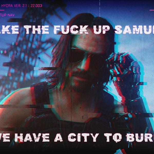 Johnny Silverhand Samurai - Etsy