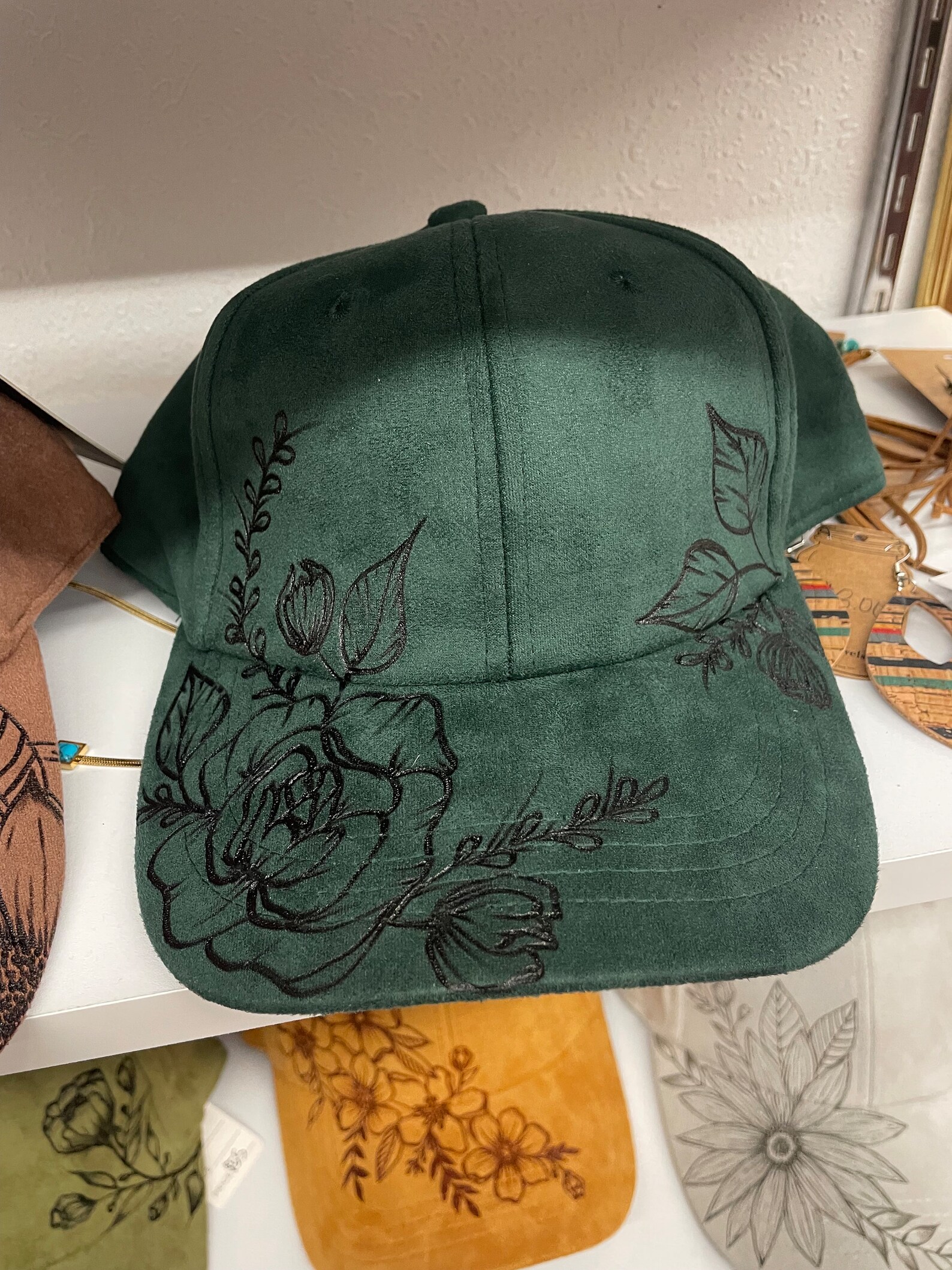 Esmeralda Hand Burned Baseball Hat - Etsy