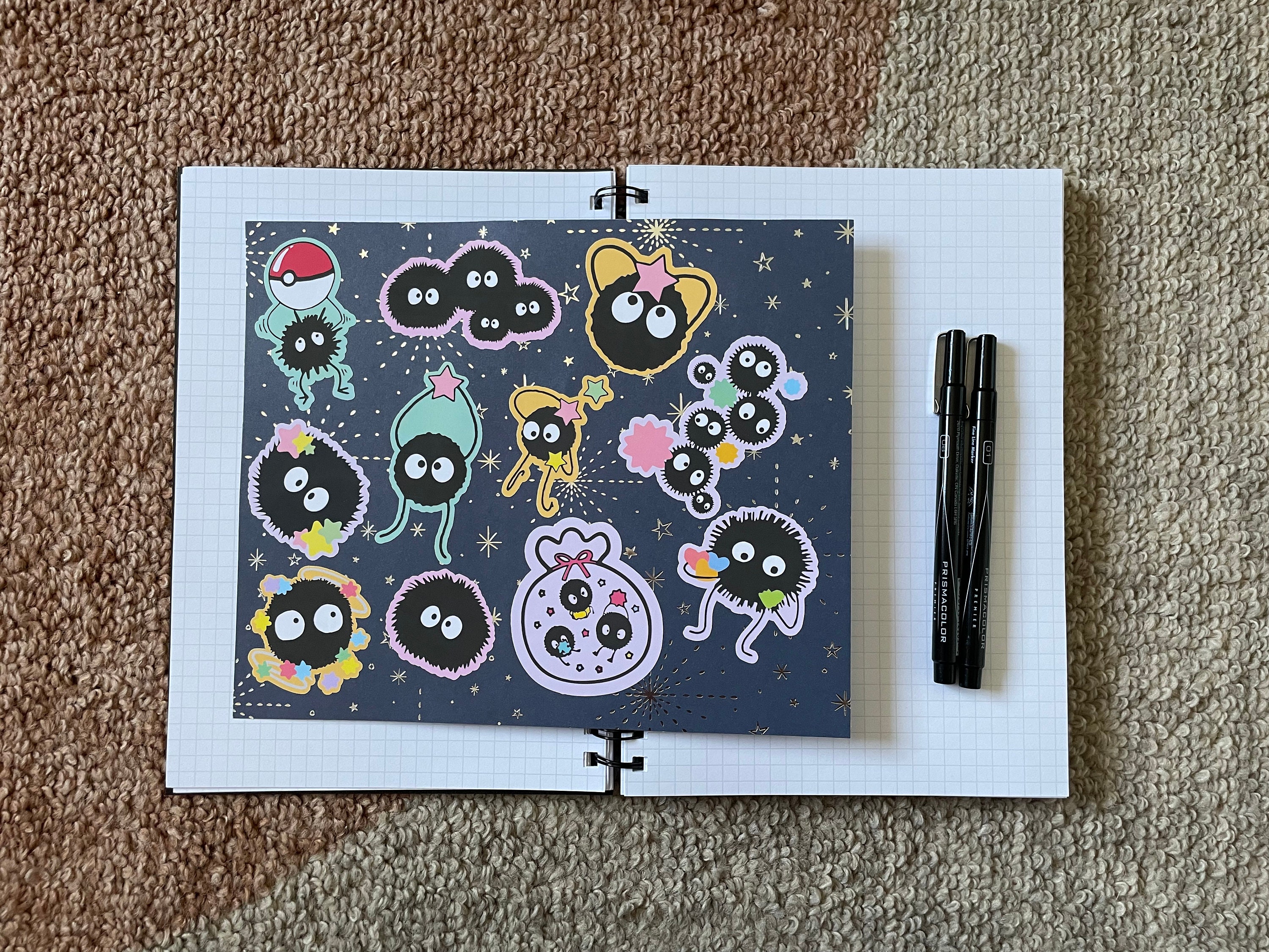 Soot Sprites Sticker Pack - Etsy