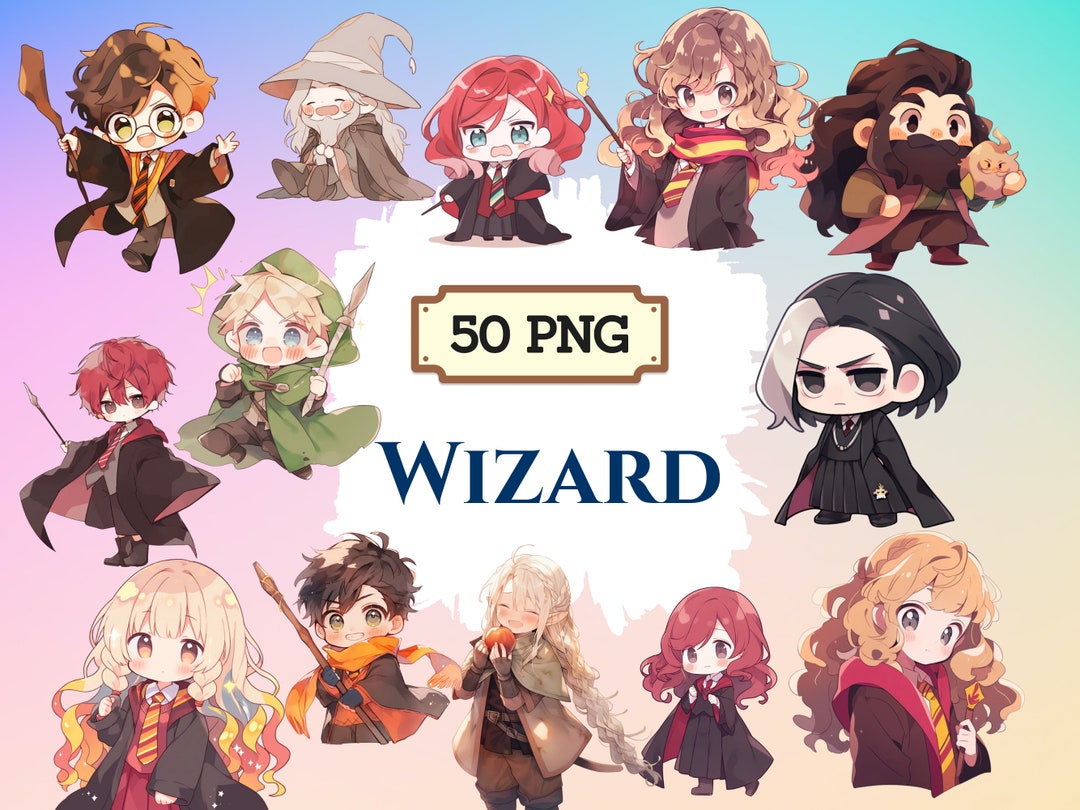 Wizard Clipart 50 Cute Wizard Clipart PNG Wizard Character Illustration ...