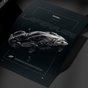 Ferrari Laferrari 2015 Digital Poster - Etsy