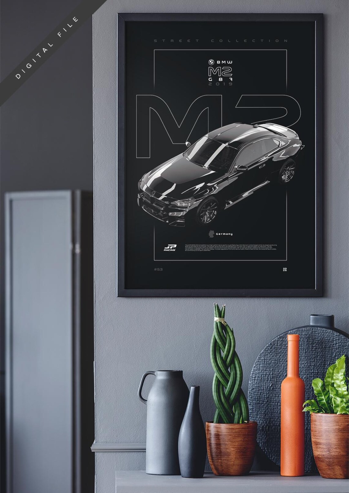 BMW M2 G87 2019 Digital Poster - Etsy