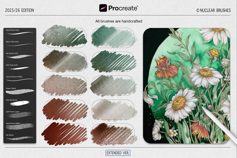 150+ Painterly Sketch Procreate Brushes With 80 Bonus Paper Textures ...