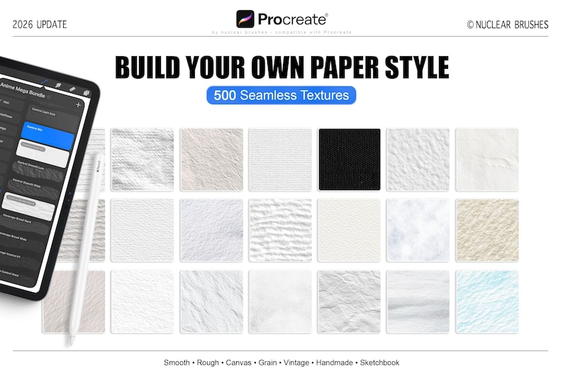 Anime Procreate Brushes 7000+ Mega Bundle (2026 Updated) | Manga, Comic ...