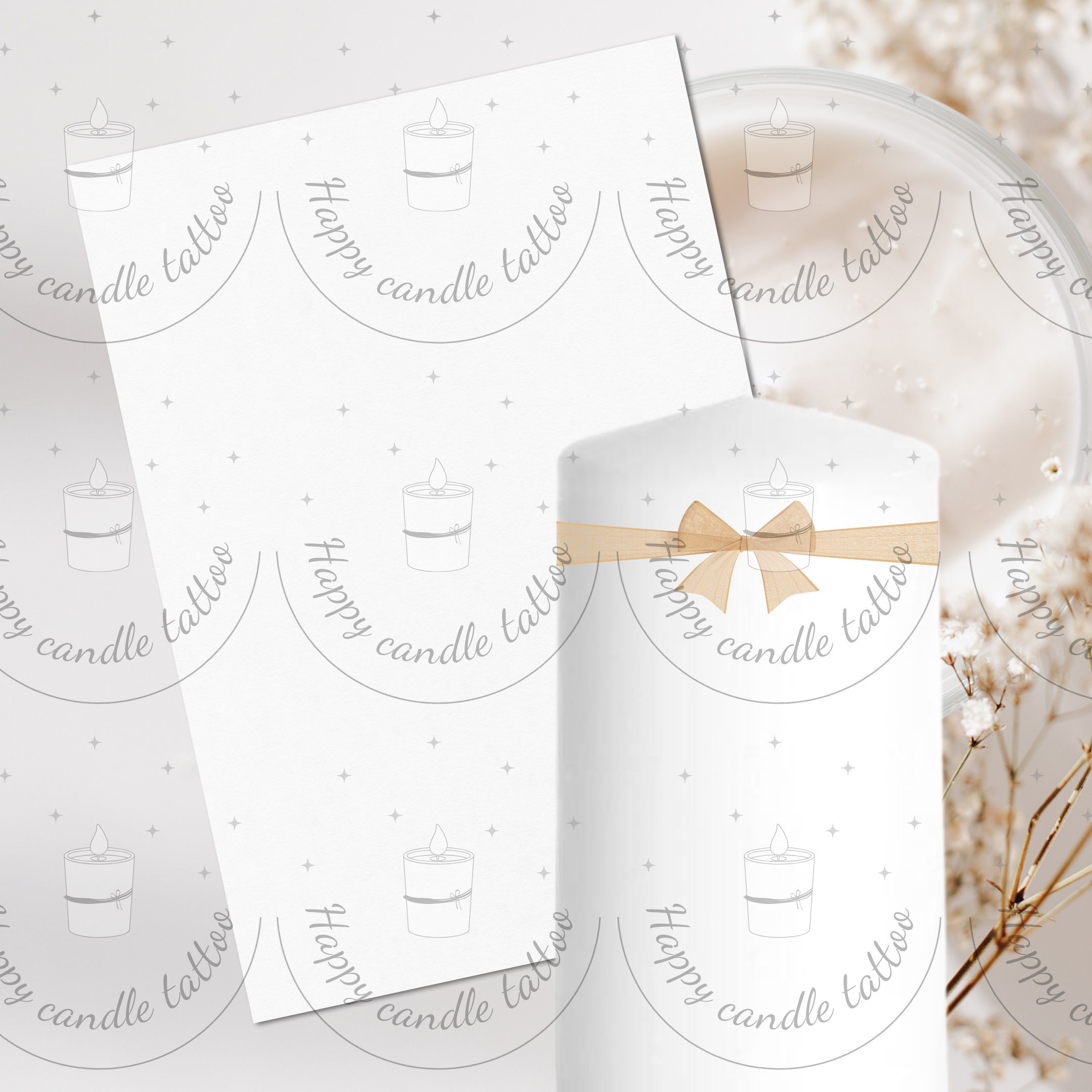 10 Mockup Candle File Soft, Mockup Candle Tattoo, Waterslide Mockups ...