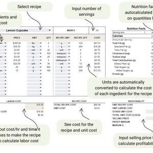 Recipe Cost Calculator and Recipe Nutrition Calculator | Recipe Cost ...
